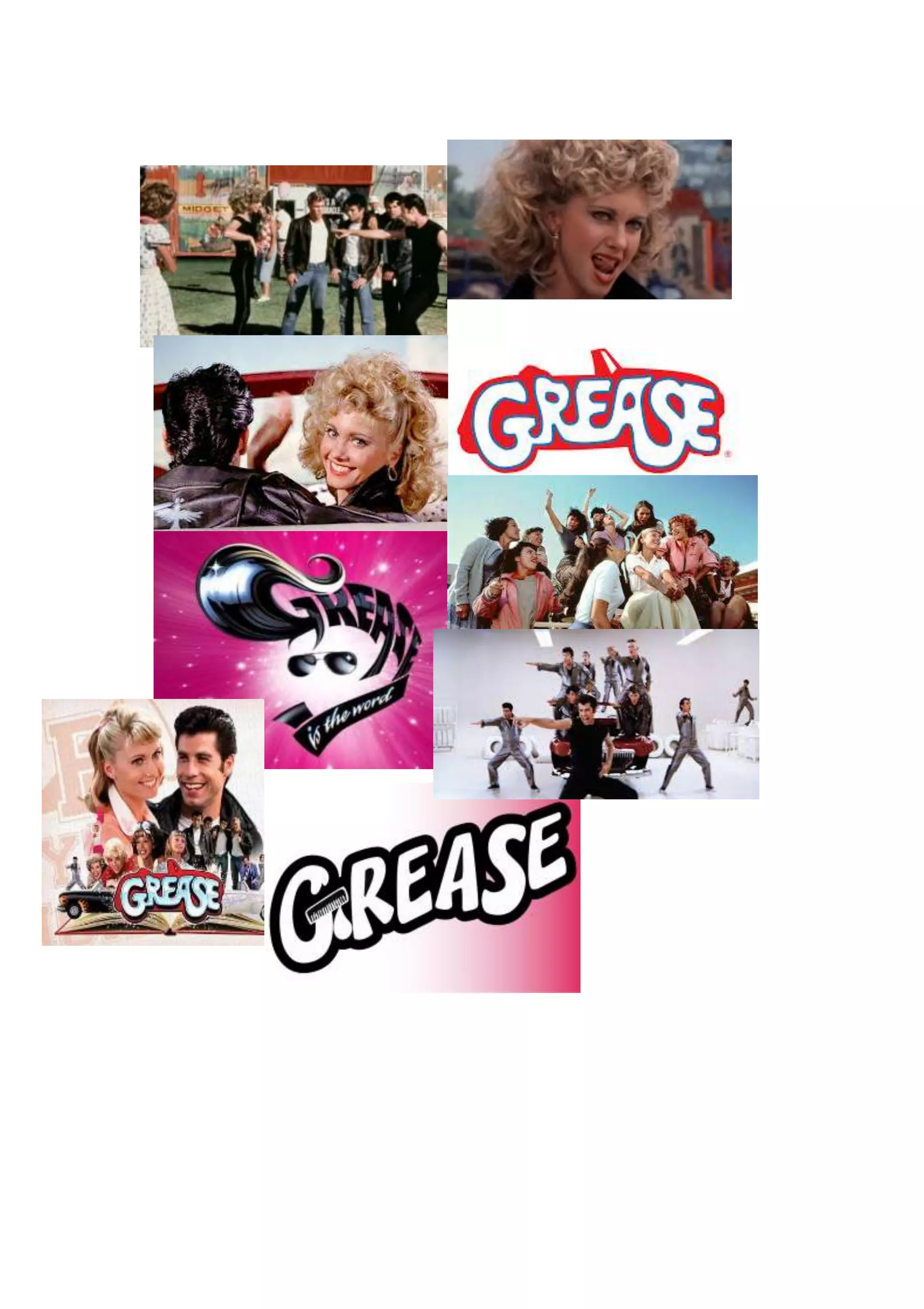 Grease mood board | DOCX