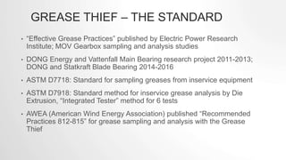 Grease sampling and analysis overview | PPT