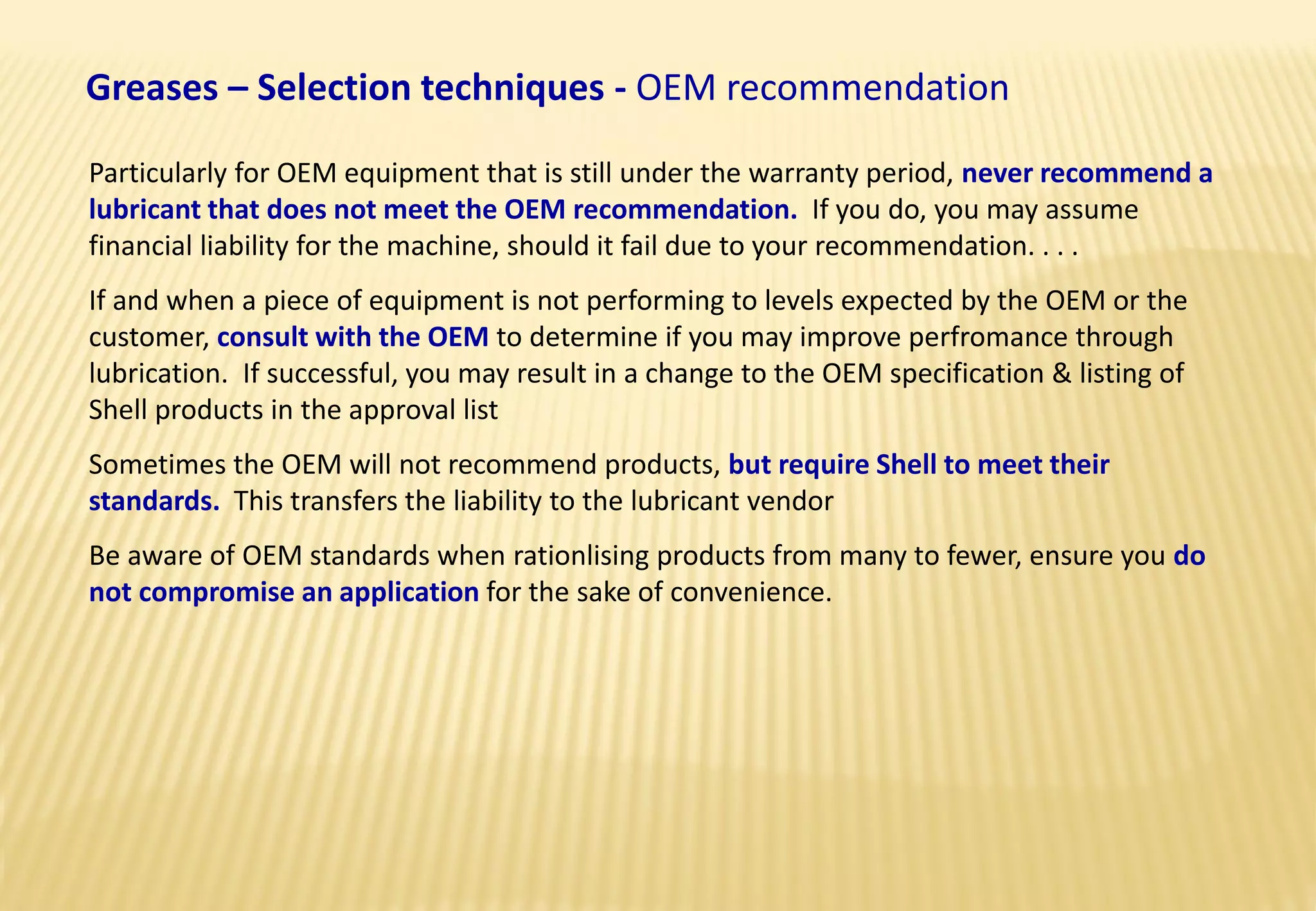 Grease selection techniques | PPT