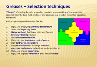 Grease selection techniques | PPT