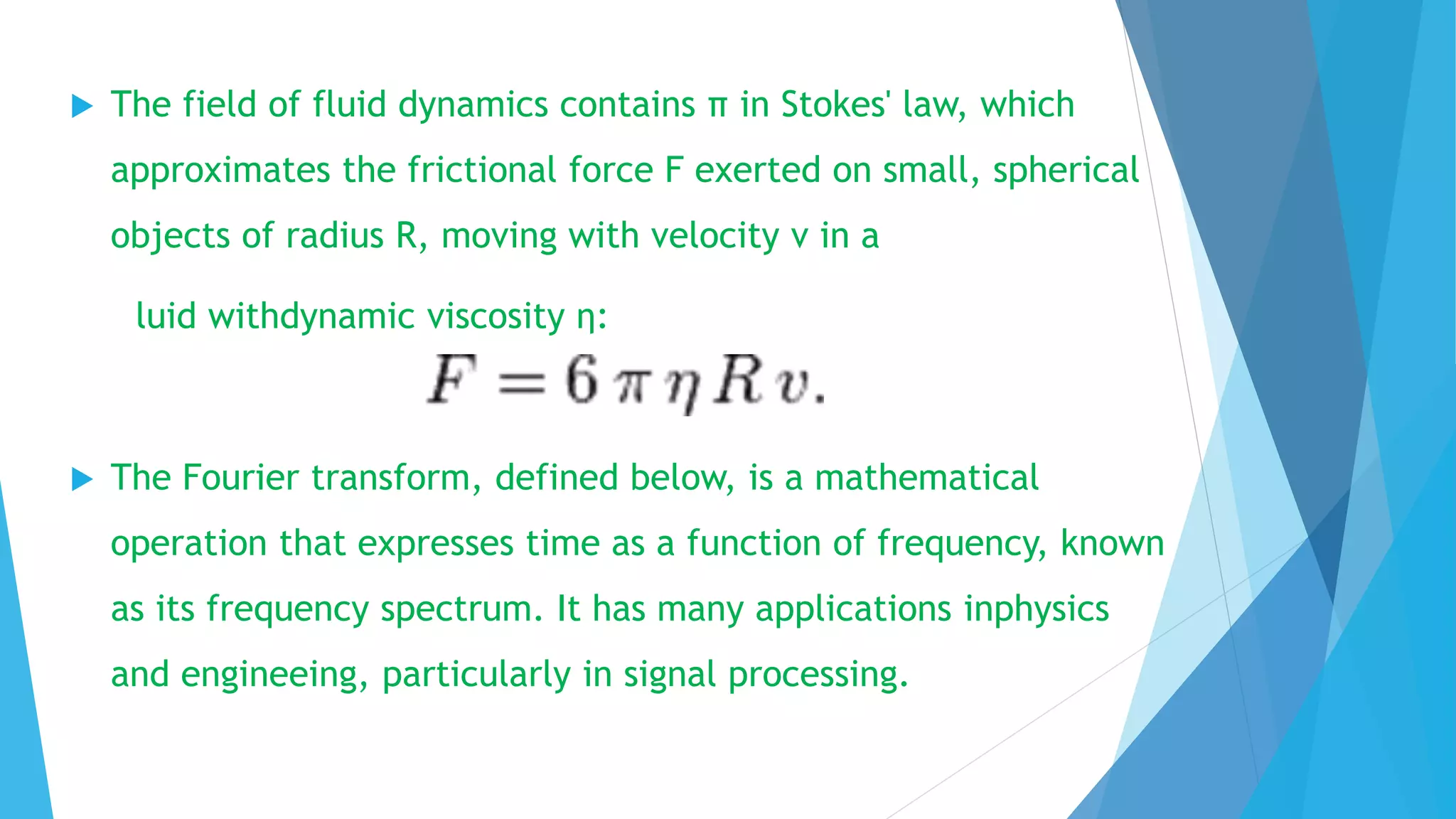Application of Pi | PPTX