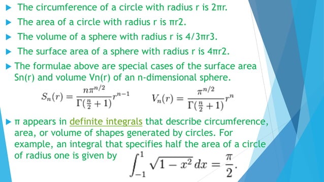 Application of Pi | PPTX | Physics | Science