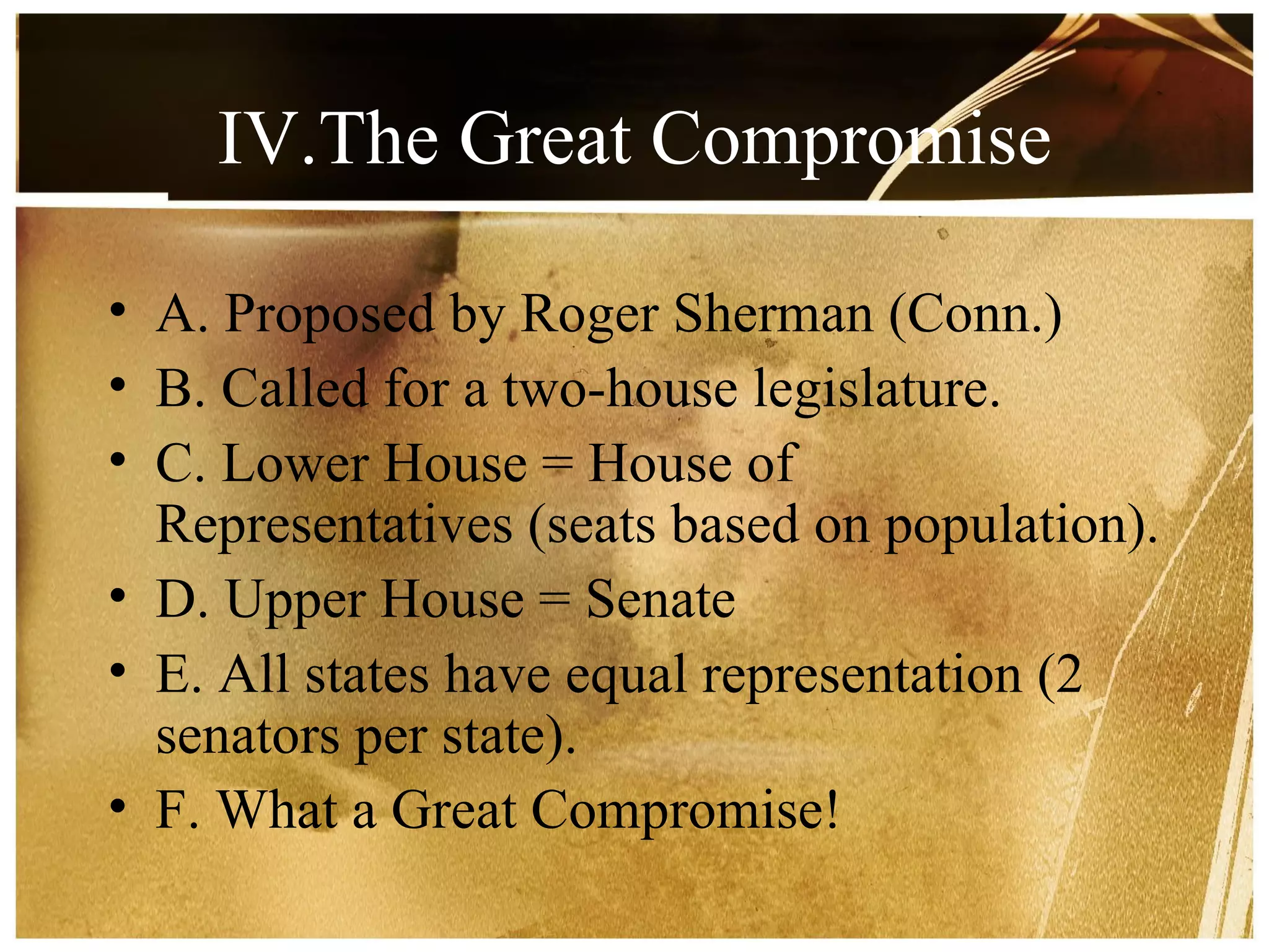 Great Compromise | PPT