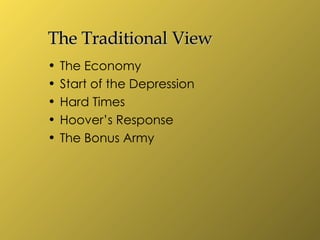 Great Depression Lesson | PPT