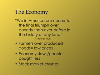 Great Depression Lesson | PPT