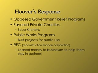 Great Depression Lesson | PPT