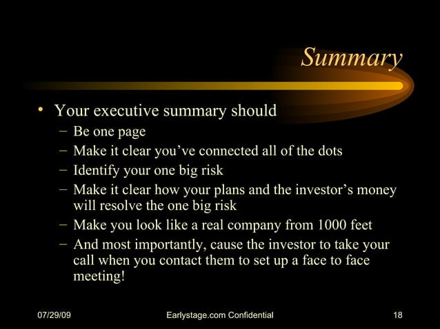 Great Executive Summaries | PPT