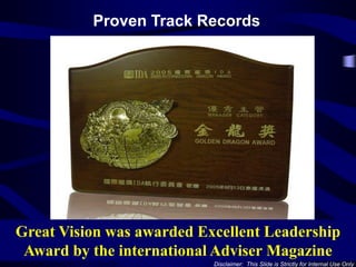 Great Vision Achievements | PPTX