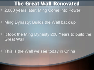 Great Wall Of China Ppt | PPT