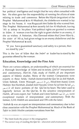 Great Women Of Islam | PDF