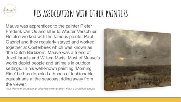 Great artists of the past - Anton Mauve | PPT