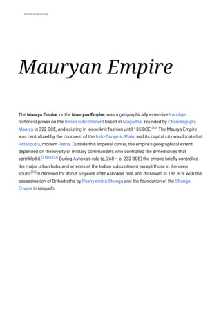 Great Ashoka Mauryan Empire ,Bharatpedia.pdf