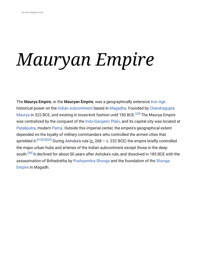 Great Ashoka Mauryan Empire ,Bharatpedia.pdf