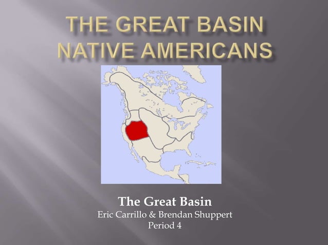 Great Basin Native Americans | PPTX