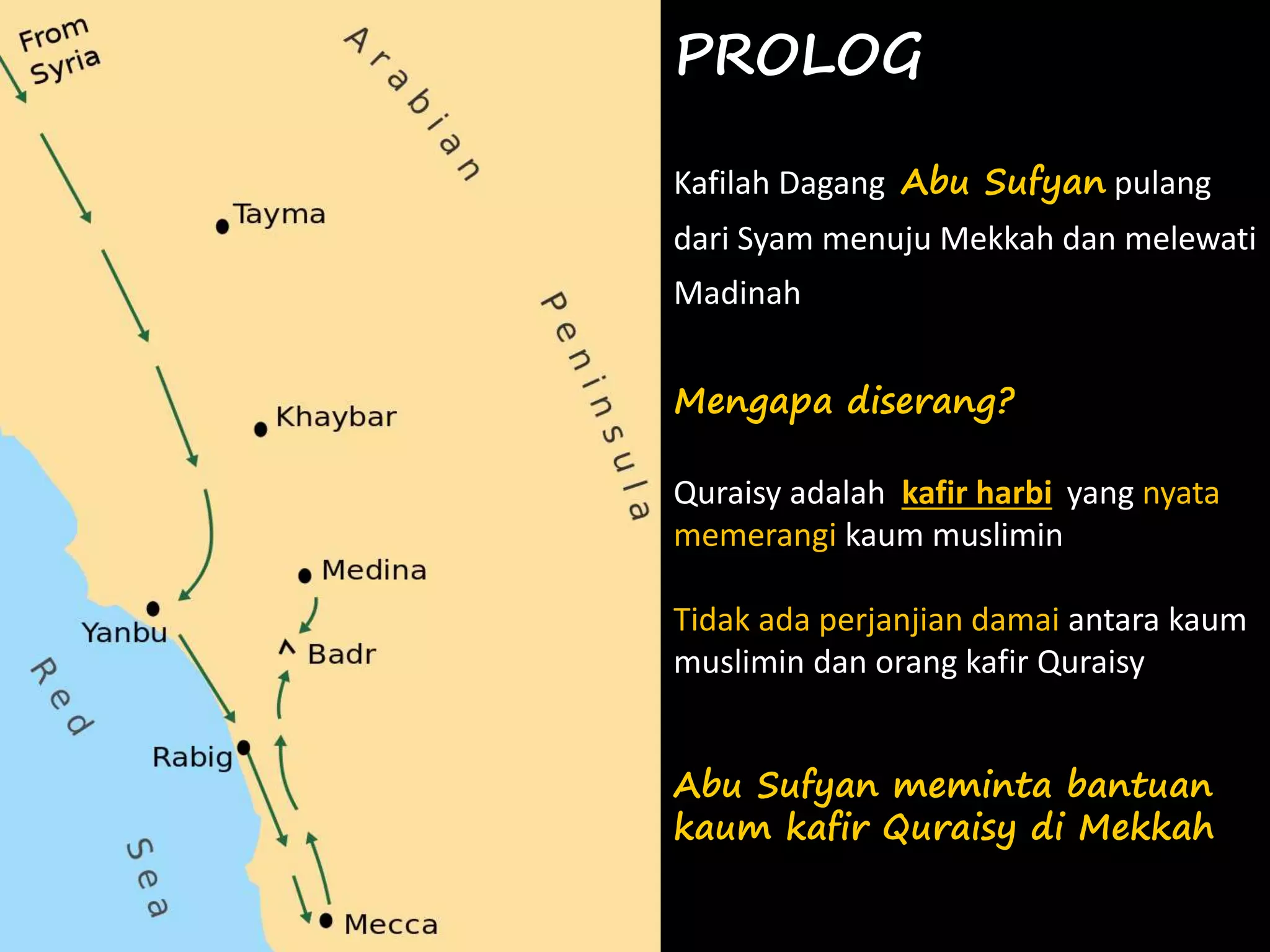 GREAT BATTLE OF BADR - Perang Badar | PPTX
