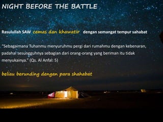 GREAT BATTLE OF BADR - Perang Badar | PPTX