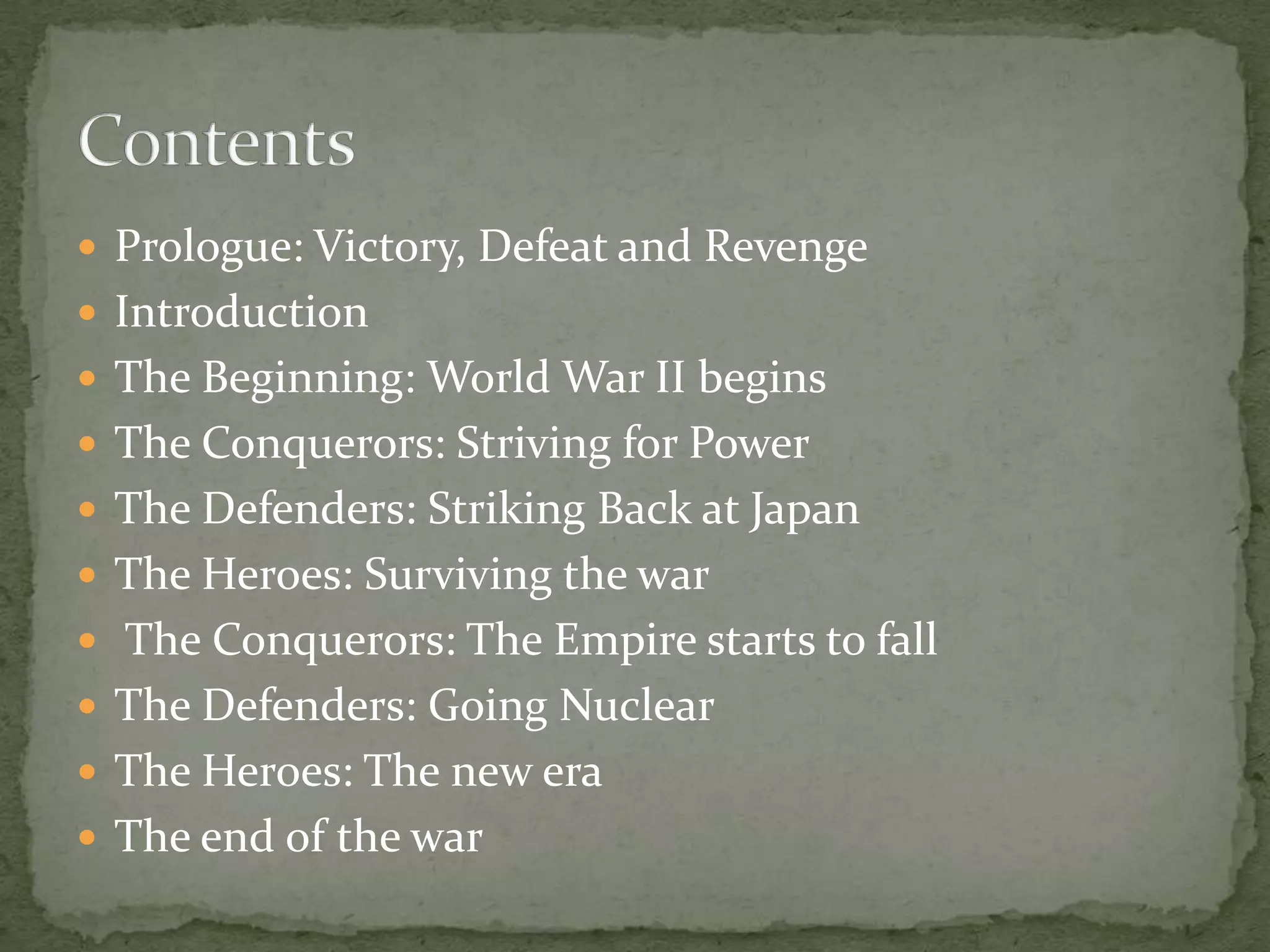 Great battles: World War 2 | PPTX