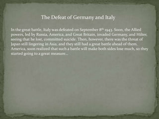 Great battles: World War 2 | PPTX