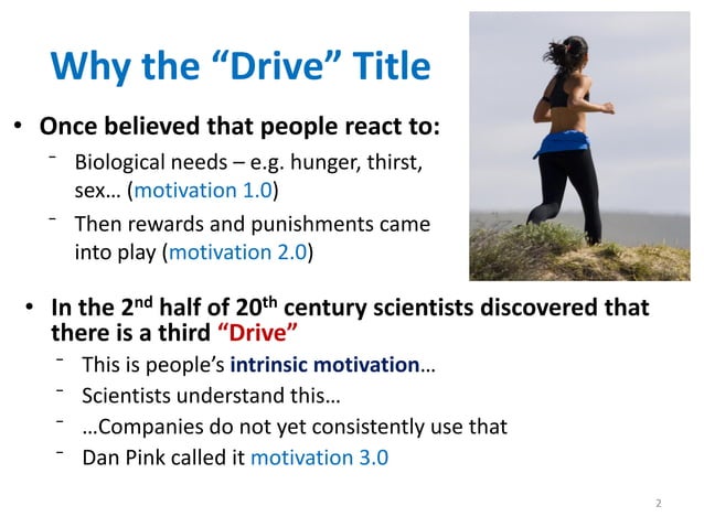 Great book about motivation "Drive" - by Dan Pink | PDF