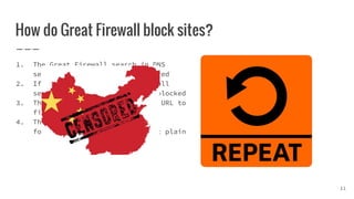 Great Firewall & Great cannon | PDF