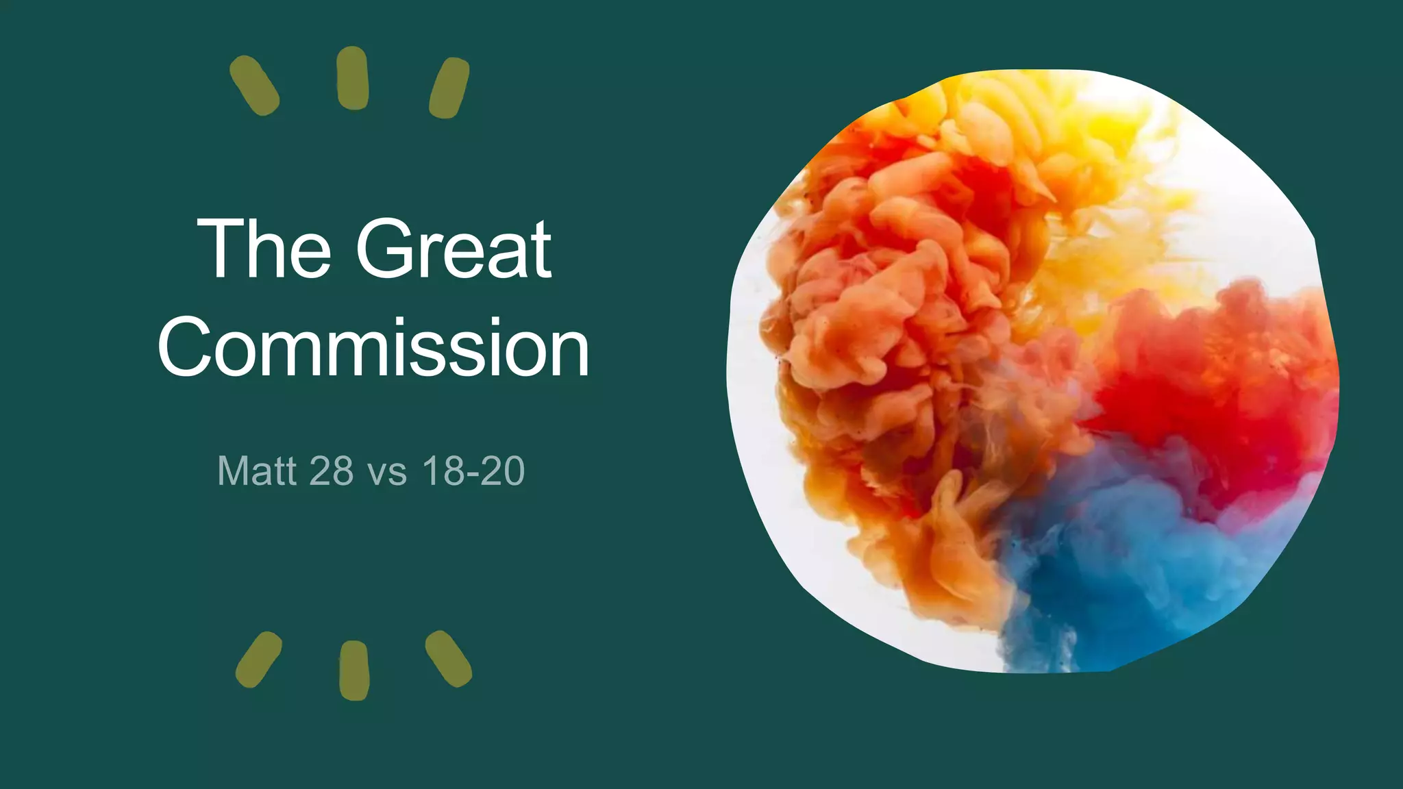 The Great Commission | PPTX