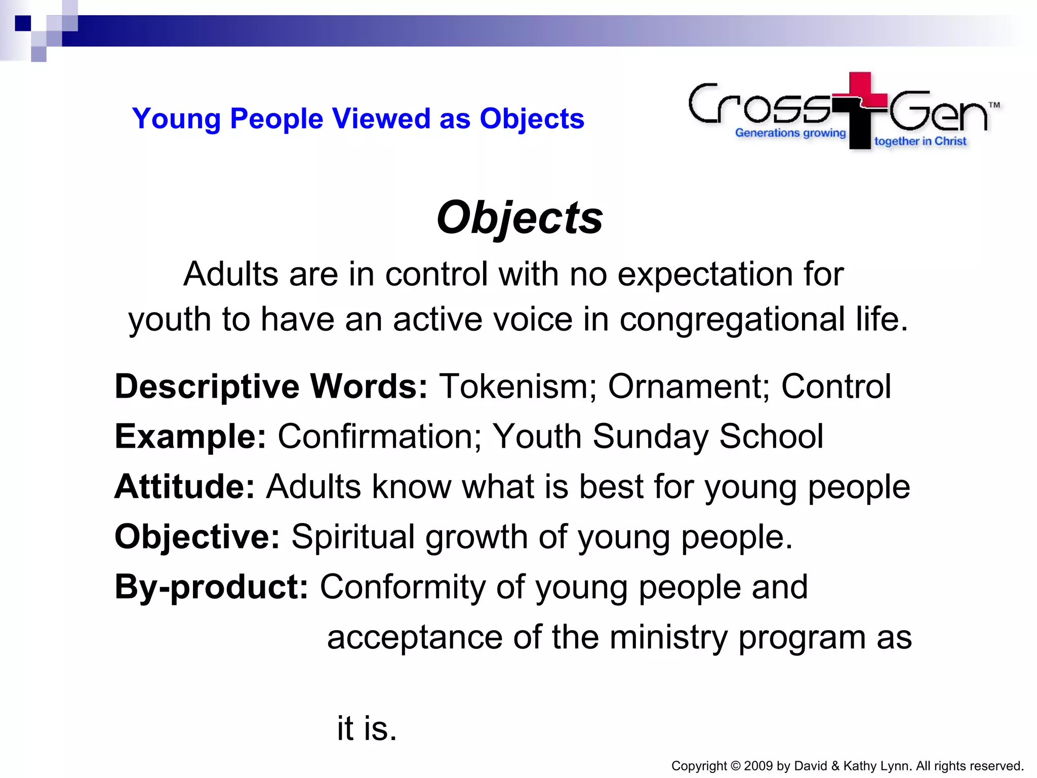 Great cross+generational activities for great ministry | PPT