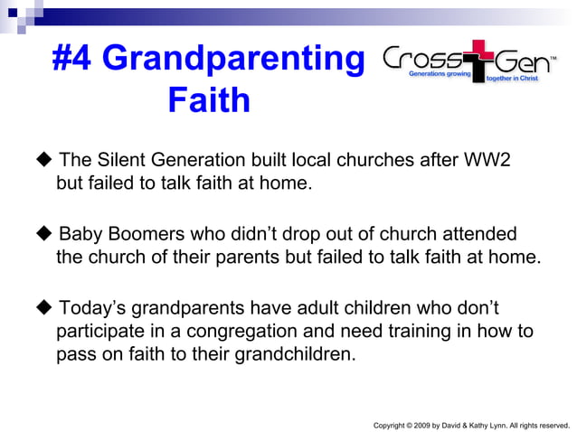 Great cross+generational activities for great ministry | PPT