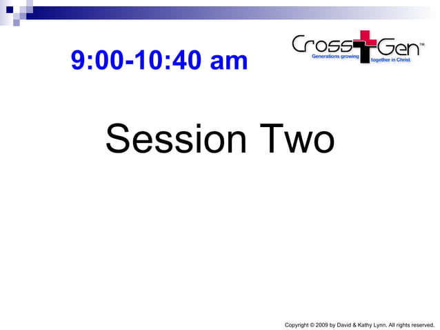 Great cross+generational activities for great ministry | PPT