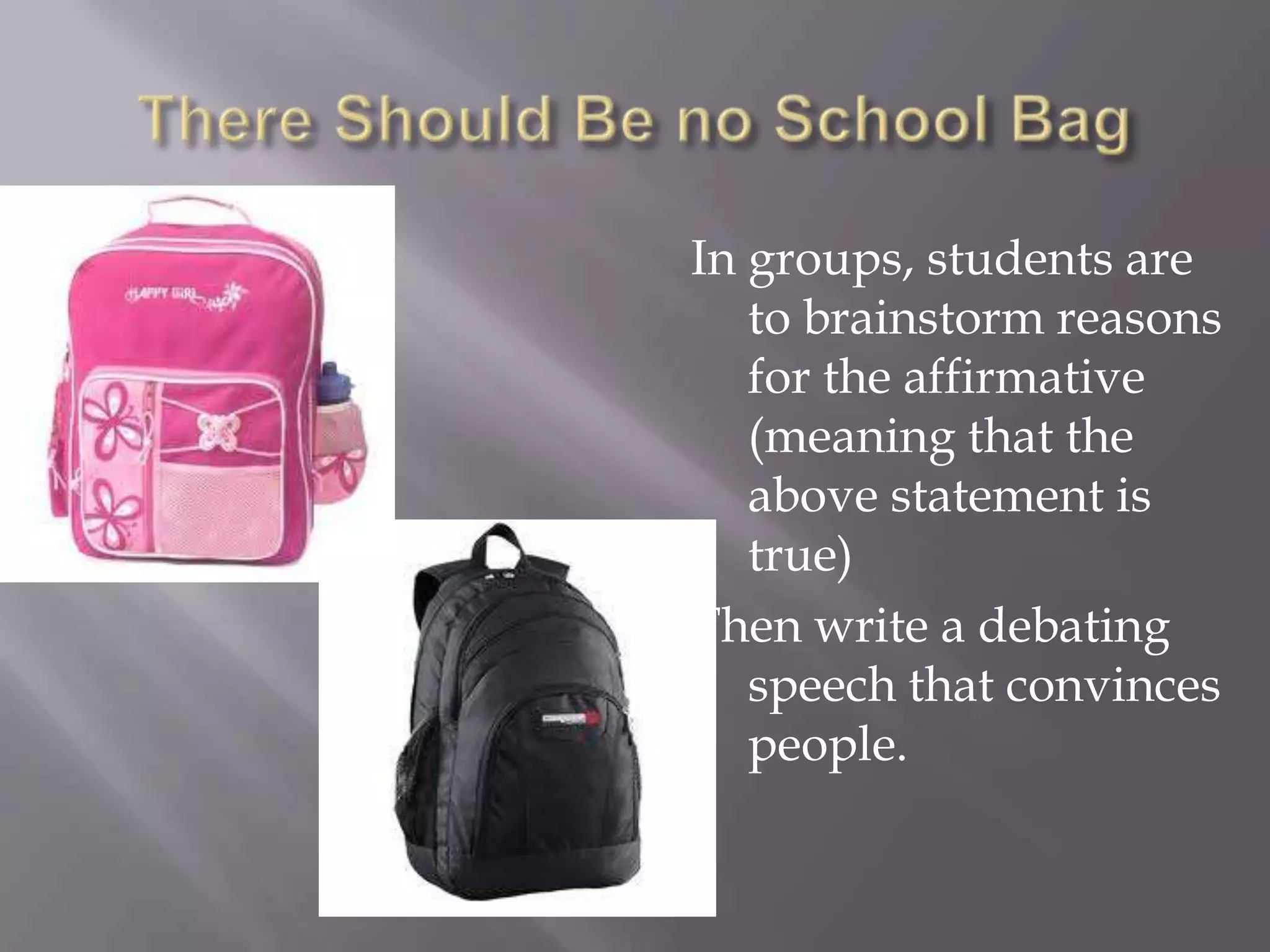 Great debate scaffold lesson 4 | PPT