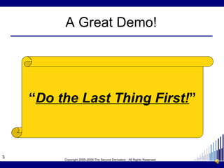 Great Demo! Overview March 2009 | PPT