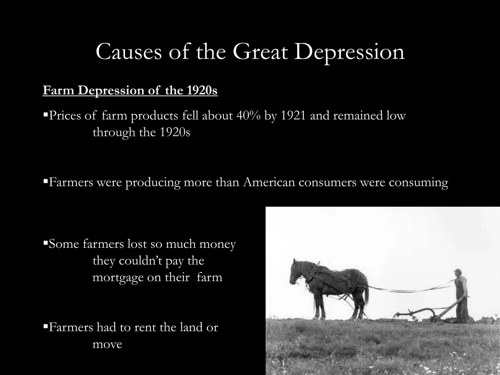 5 Main Causes of the Great Depression | PPTX