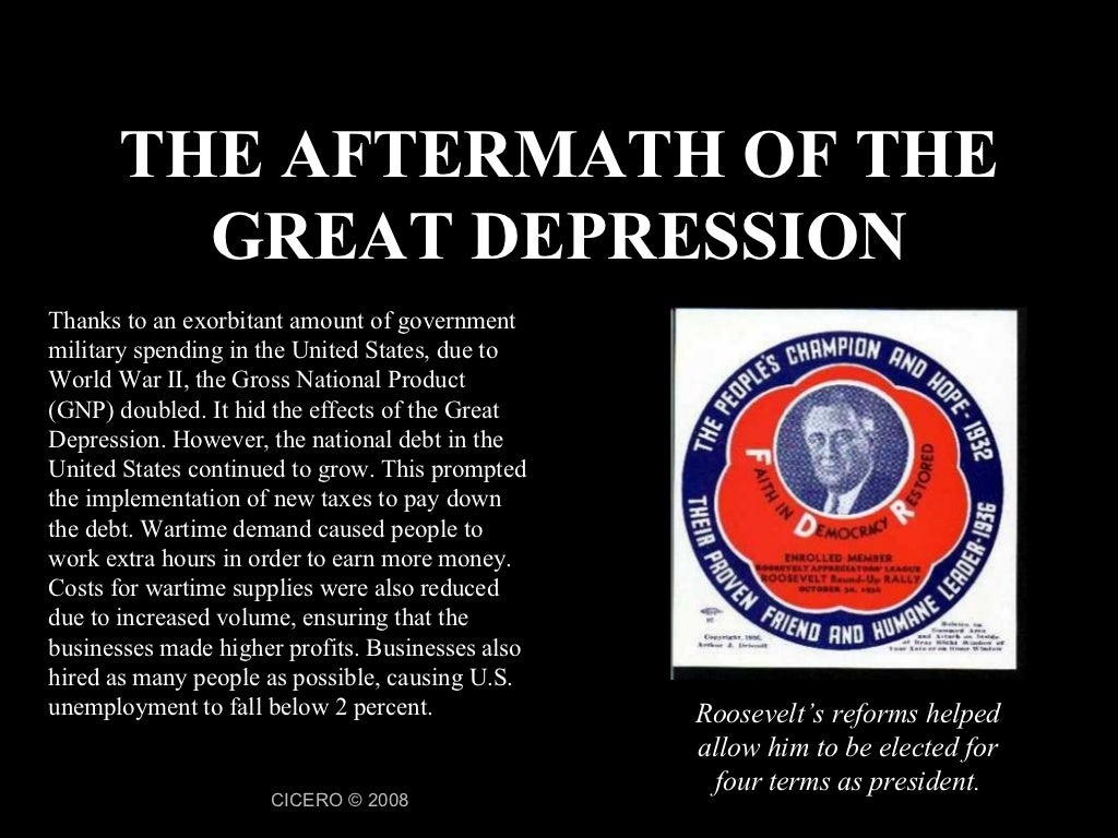 Great Depression Organizations