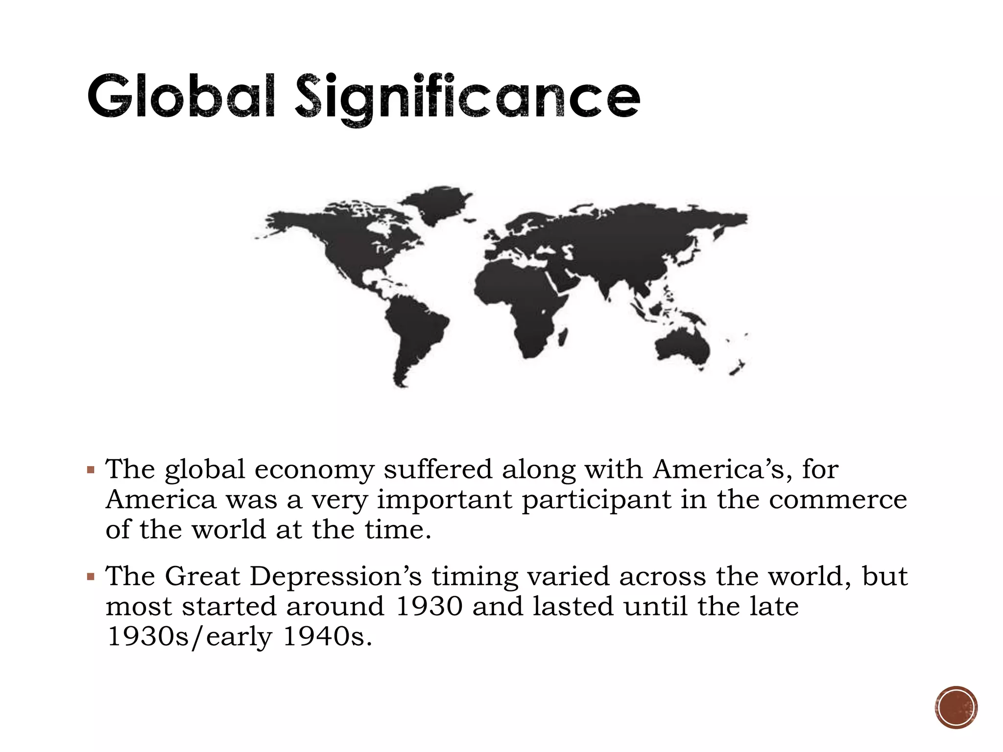 The Great depression | PPT