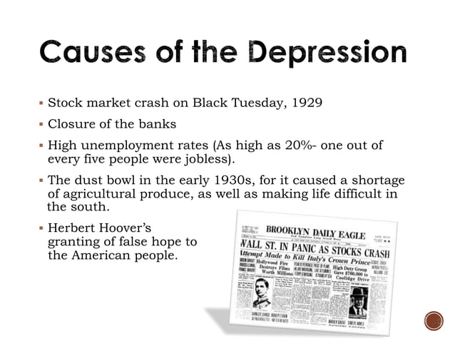 The Great depression | PPT