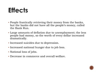 The Great depression | PPTX