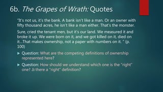 HUM16: Arts & Ideas Steinbeck & the Great Depression | PPTX