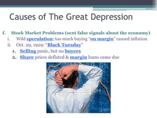 Causes of the Great Depression | PPT