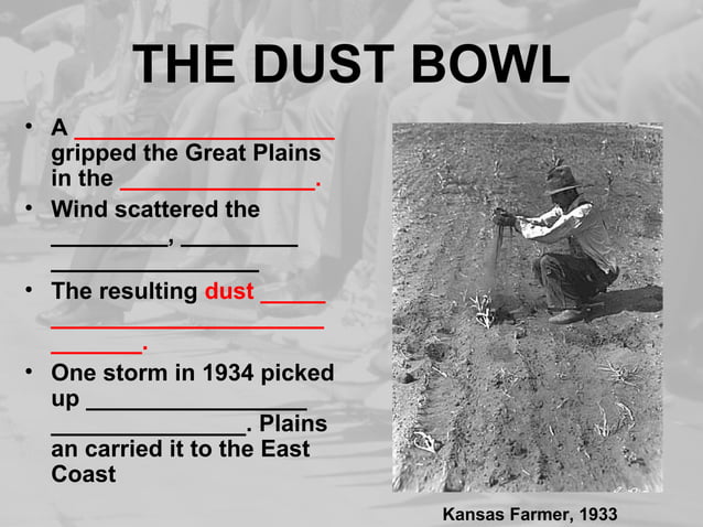 Great depression fill in the blank | PPT