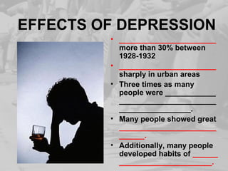 Great depression fill in the blank | PPT