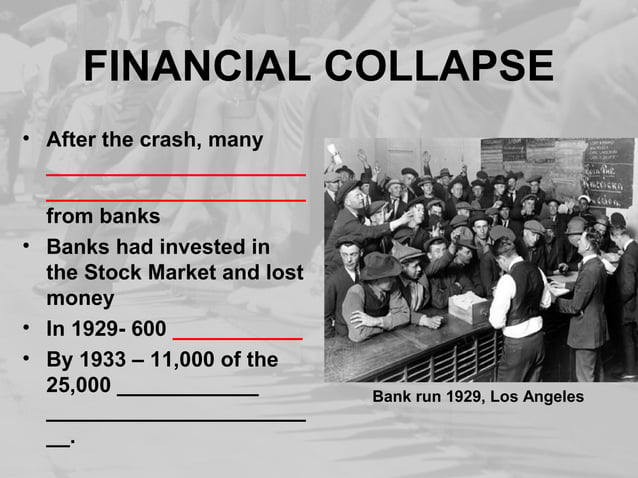 Great depression fill in the blank | PPT