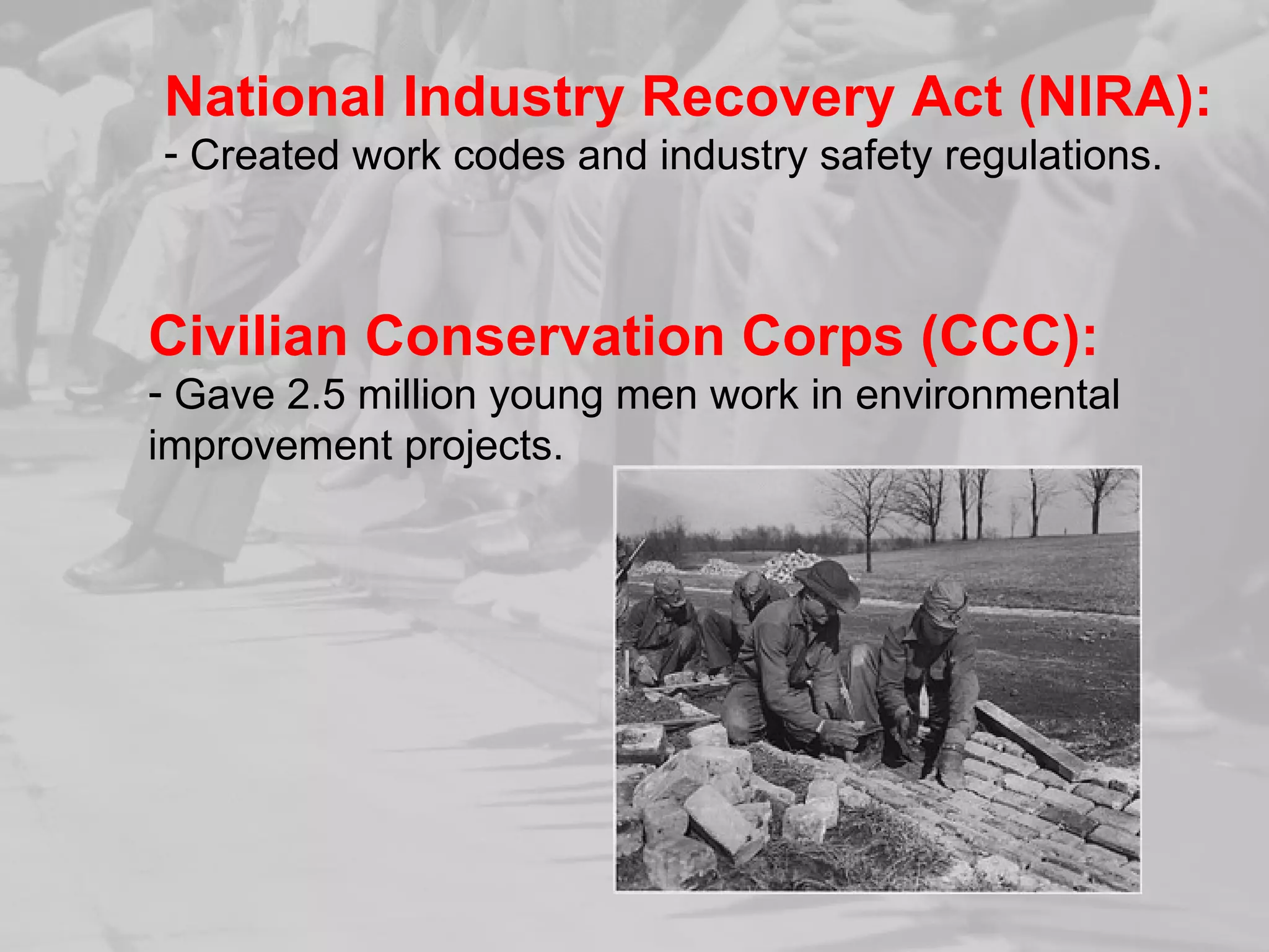 Great depression gov't response | PPT