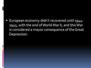 PPT - Great Depression in Europe - IIA2 | PPTX