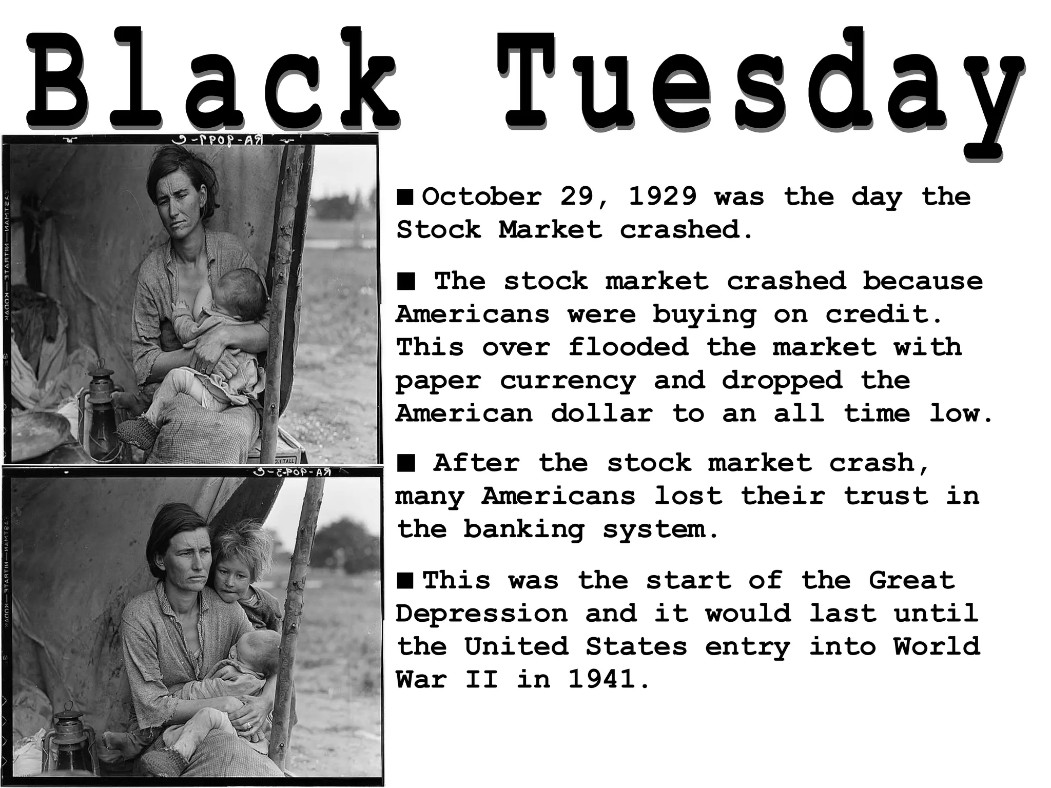 Great Depression Pp | PPT