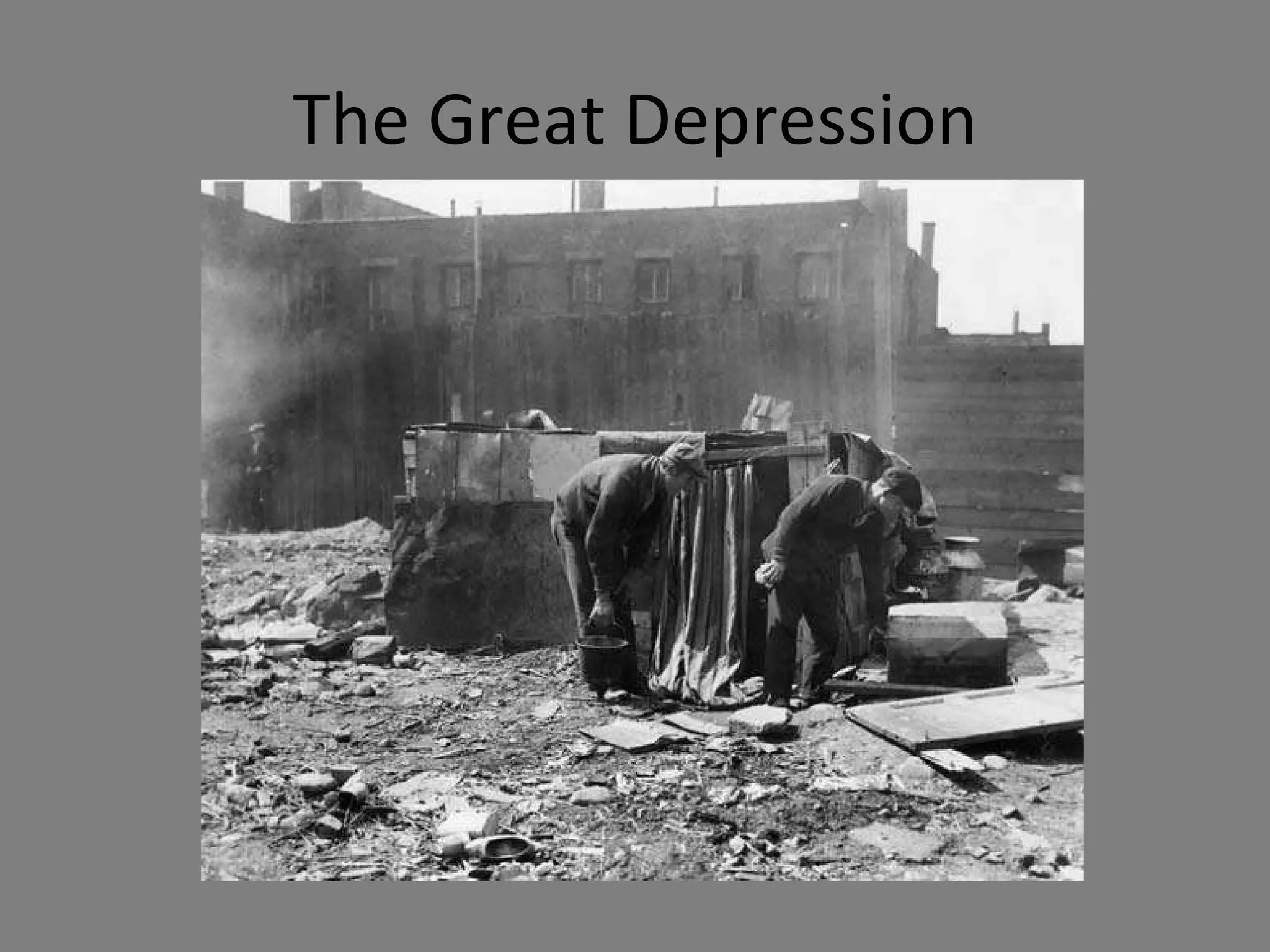 Great depression ppt | PPT | Agriculture | Industries