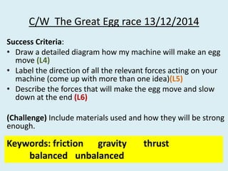 Great egg race | PPTX