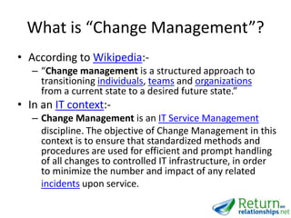 Social Media Strategies for Change Management | PPTX