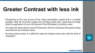 Greater contrast with less ink | PPT