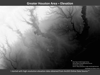 Greater Houston Area Elevation Analysis | PPTX