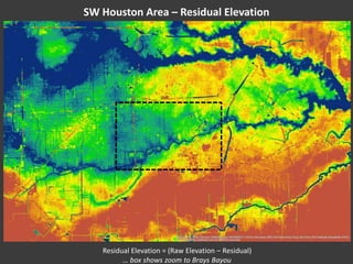Greater Houston Area Elevation Analysis | PPTX | Geography | Science