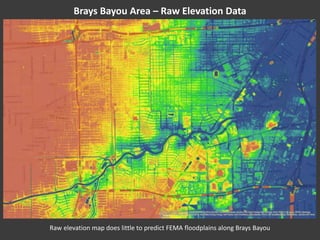 Greater Houston Area Elevation Analysis | PPTX